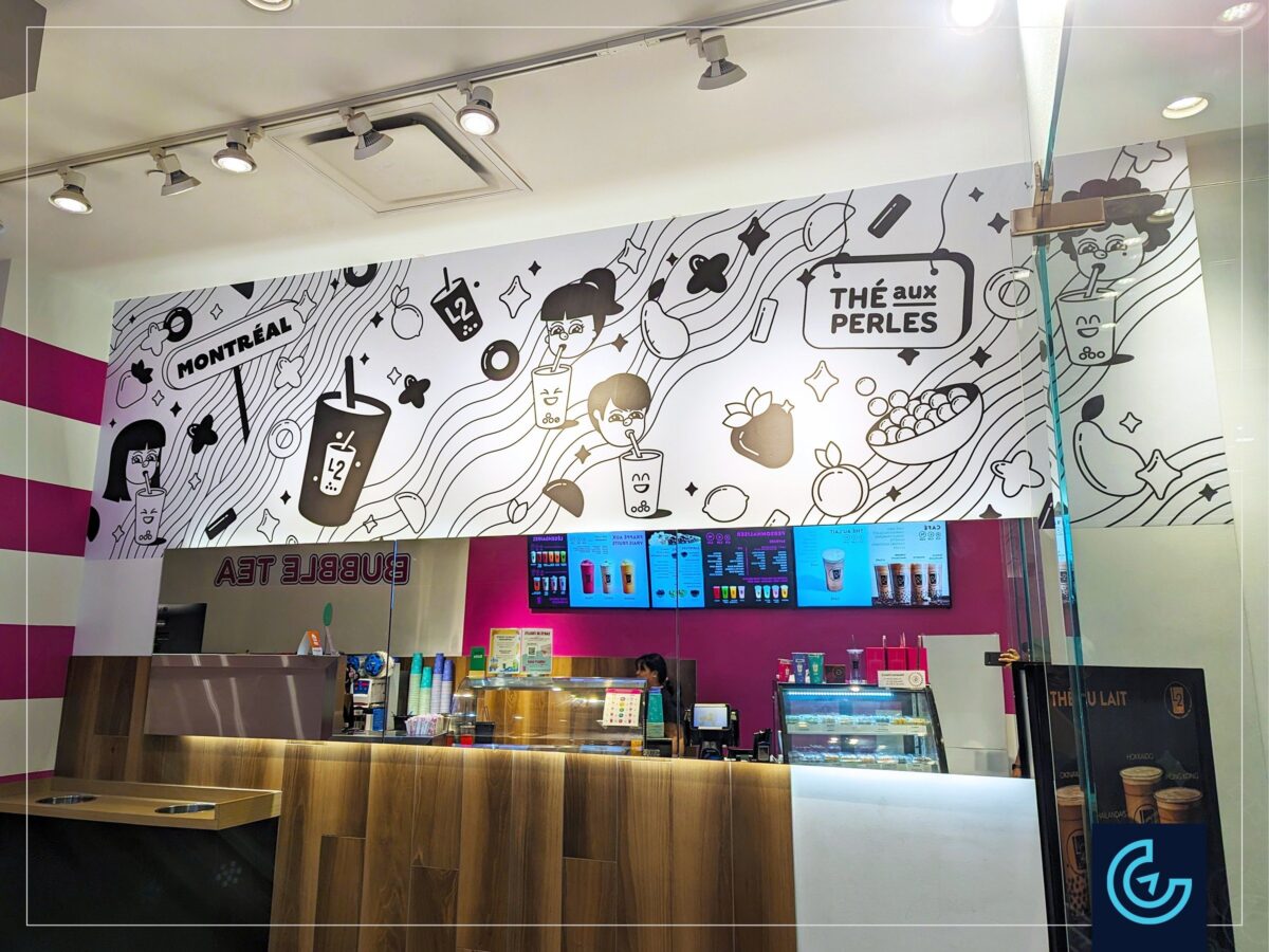 Printing banners, wall graphics, window graphics and marketing materials