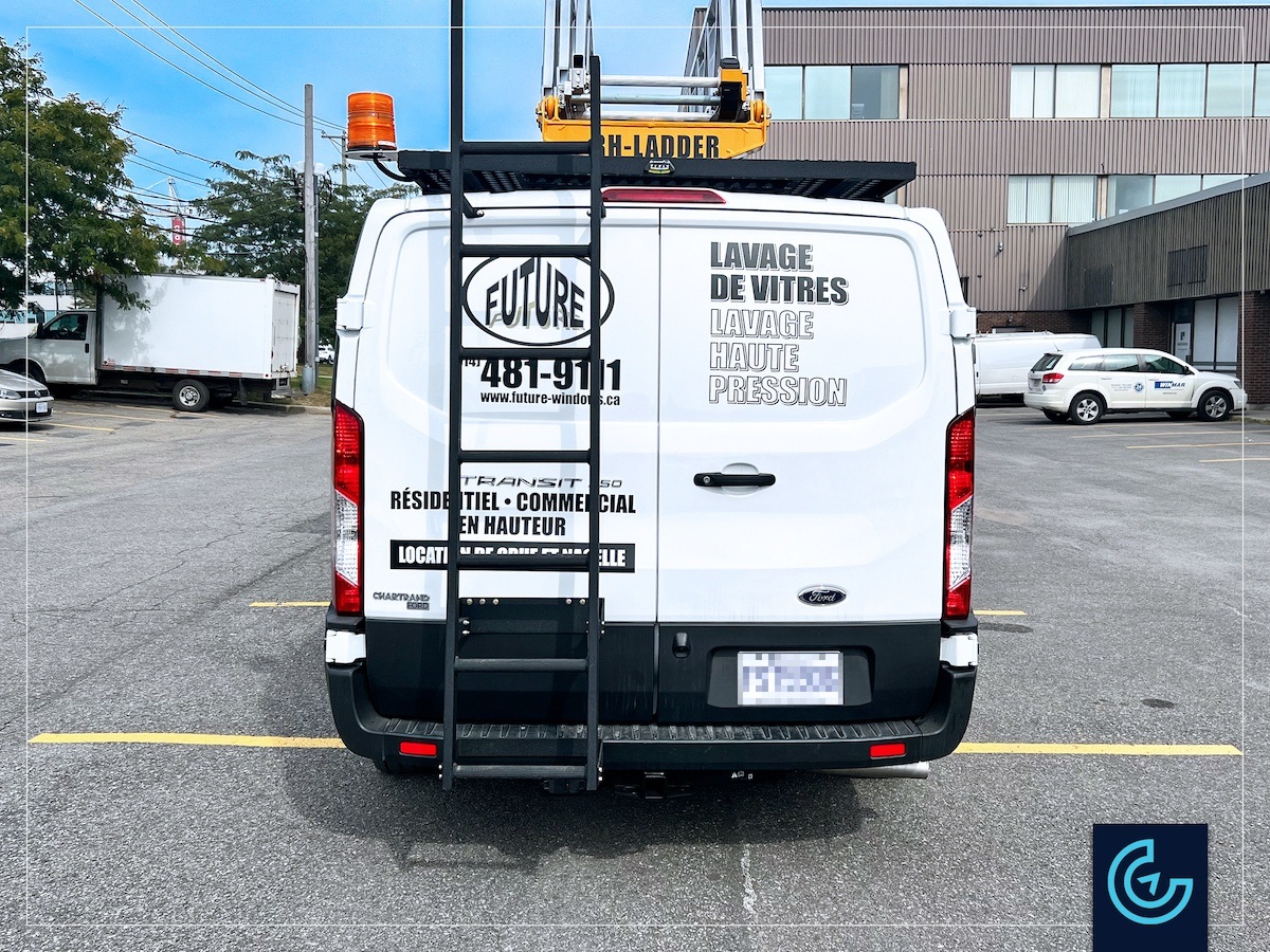 Van lettering for a window cleaning company: Future Windows - Click ...